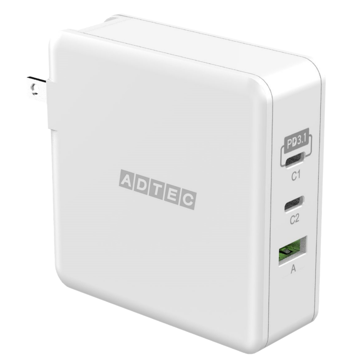 140W出力GaN搭載 USB-C PD3.1充電器 - 株式会社アドテック